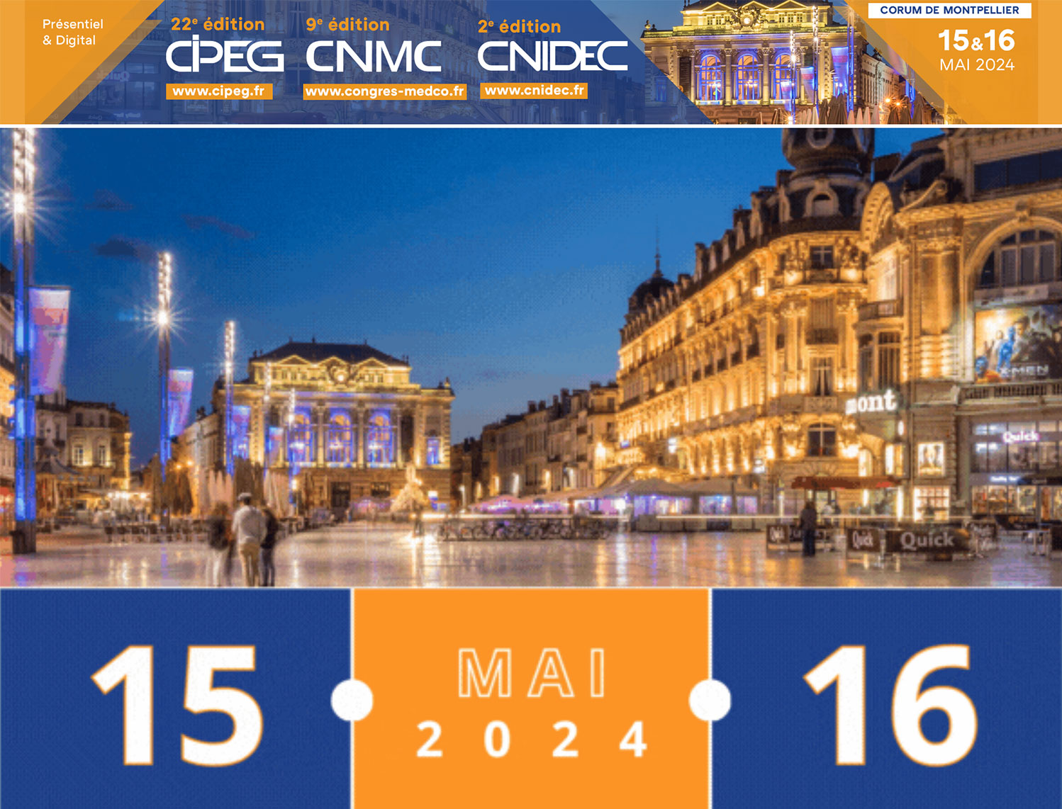 Les Congrès CIPEG - CNMC - CNIDEC reviennent les 15 & 16 mai 2024 ...