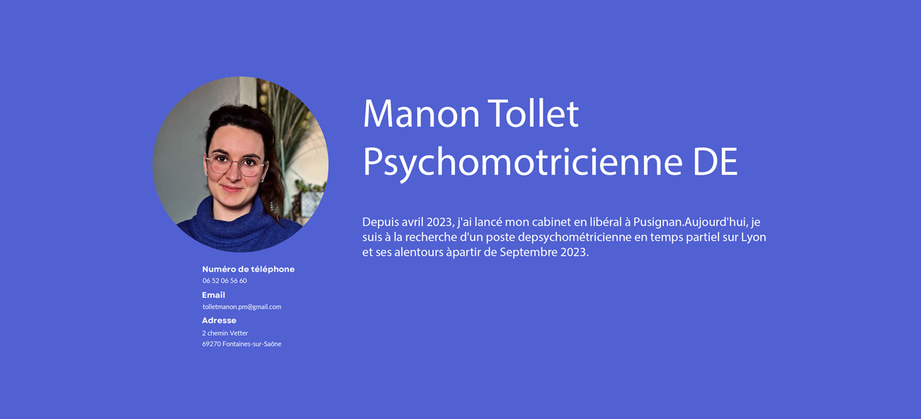 Manon Tollet - Psychomotricienne DE - Site officiel AMC 69, Association ...